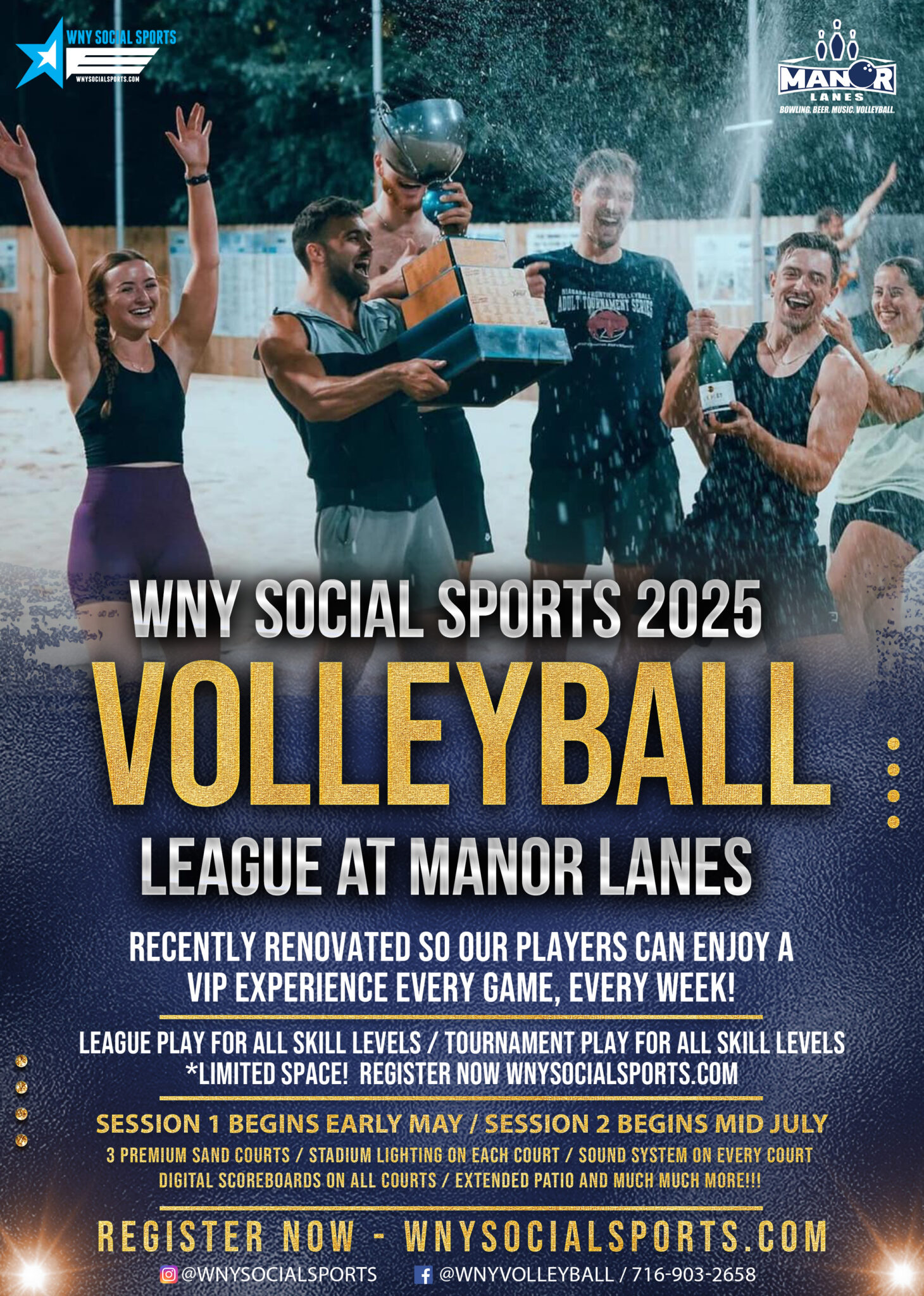Spring and Summer 2025 Volleyball League Registration is Open ...